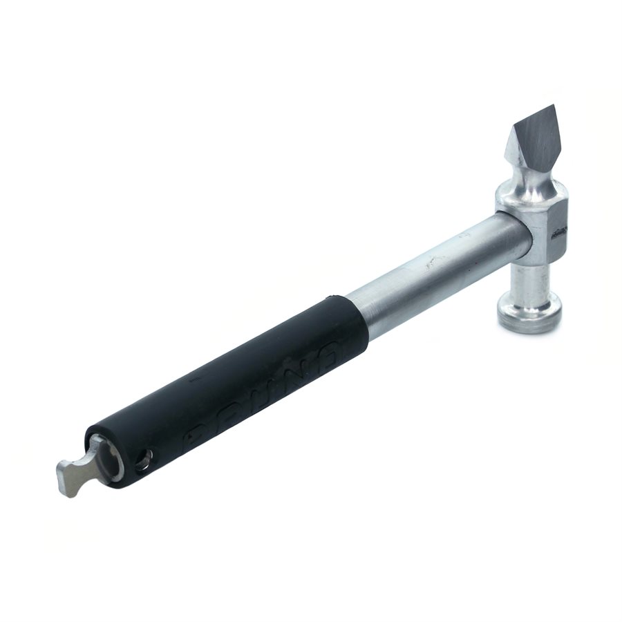 10'' Alum.Tapping Hammer (hatchet)+ 6"retractable ruler