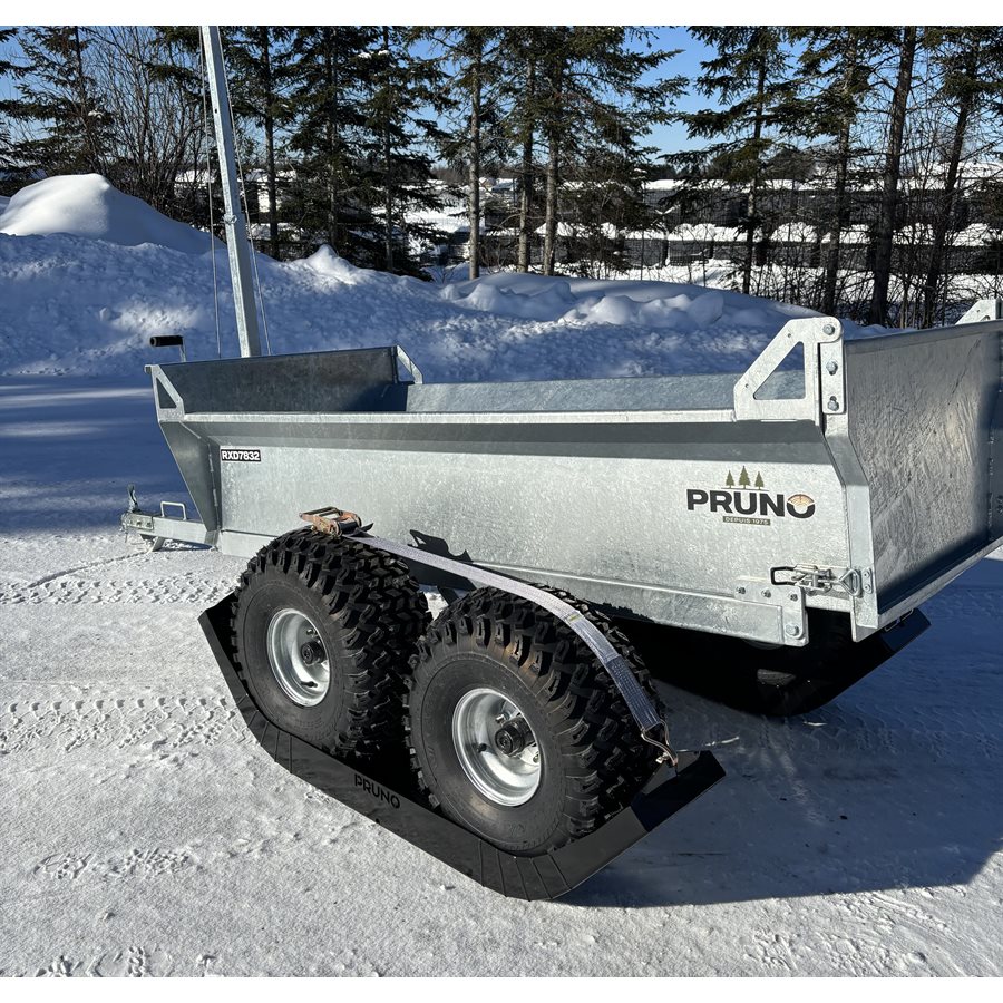 REMORQUE DOMPEUR GALVANISÉ